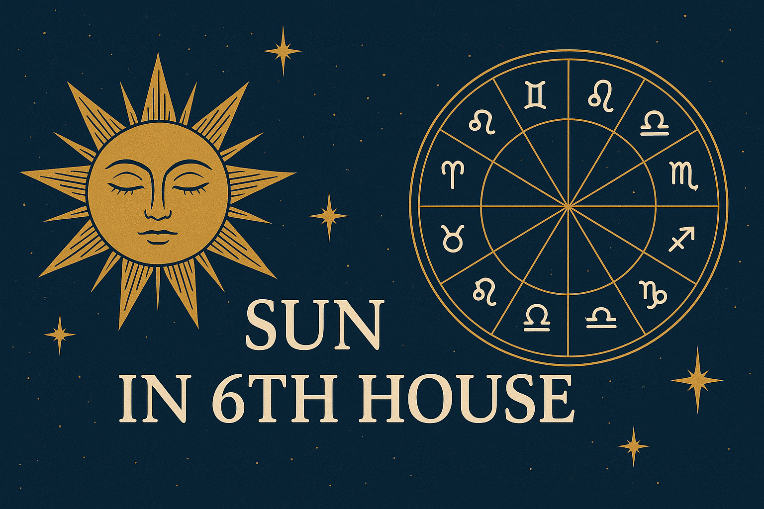 Sun in Sixth House: A Journey of Challenges